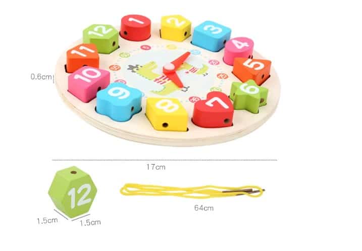 Reloj rompecabezas didáctico - LB Chile