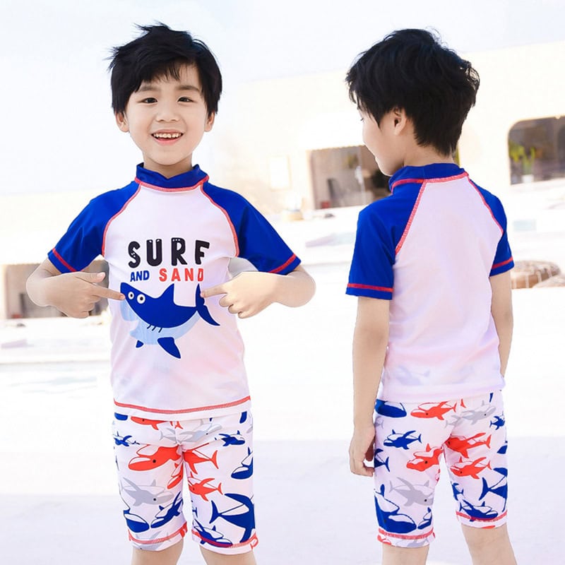 Traje de baño manga corta para niños - LB Chile